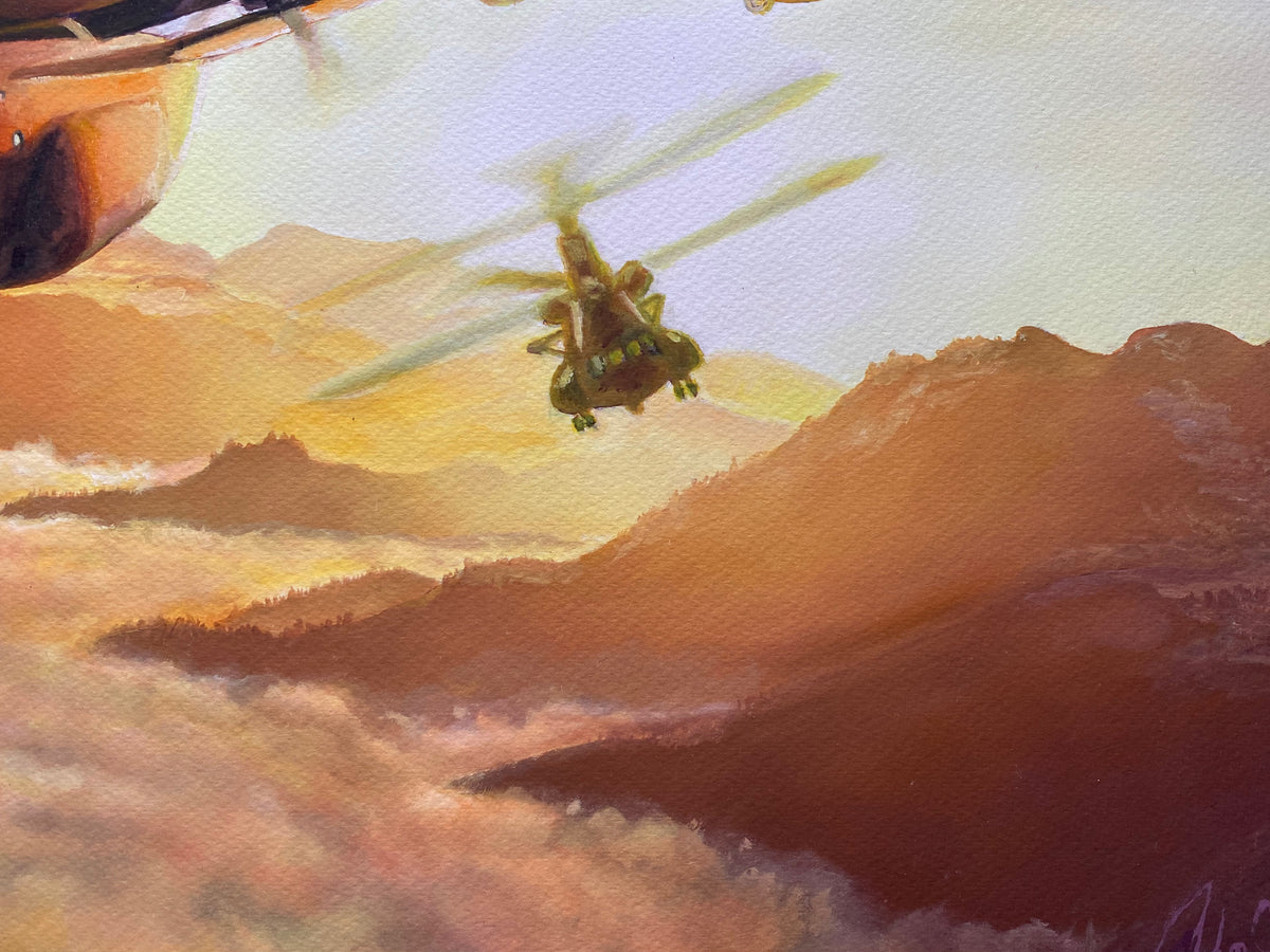 ‘The Morning Commute’ Limited Edition Print 22” x 32” – Hit Line Studios